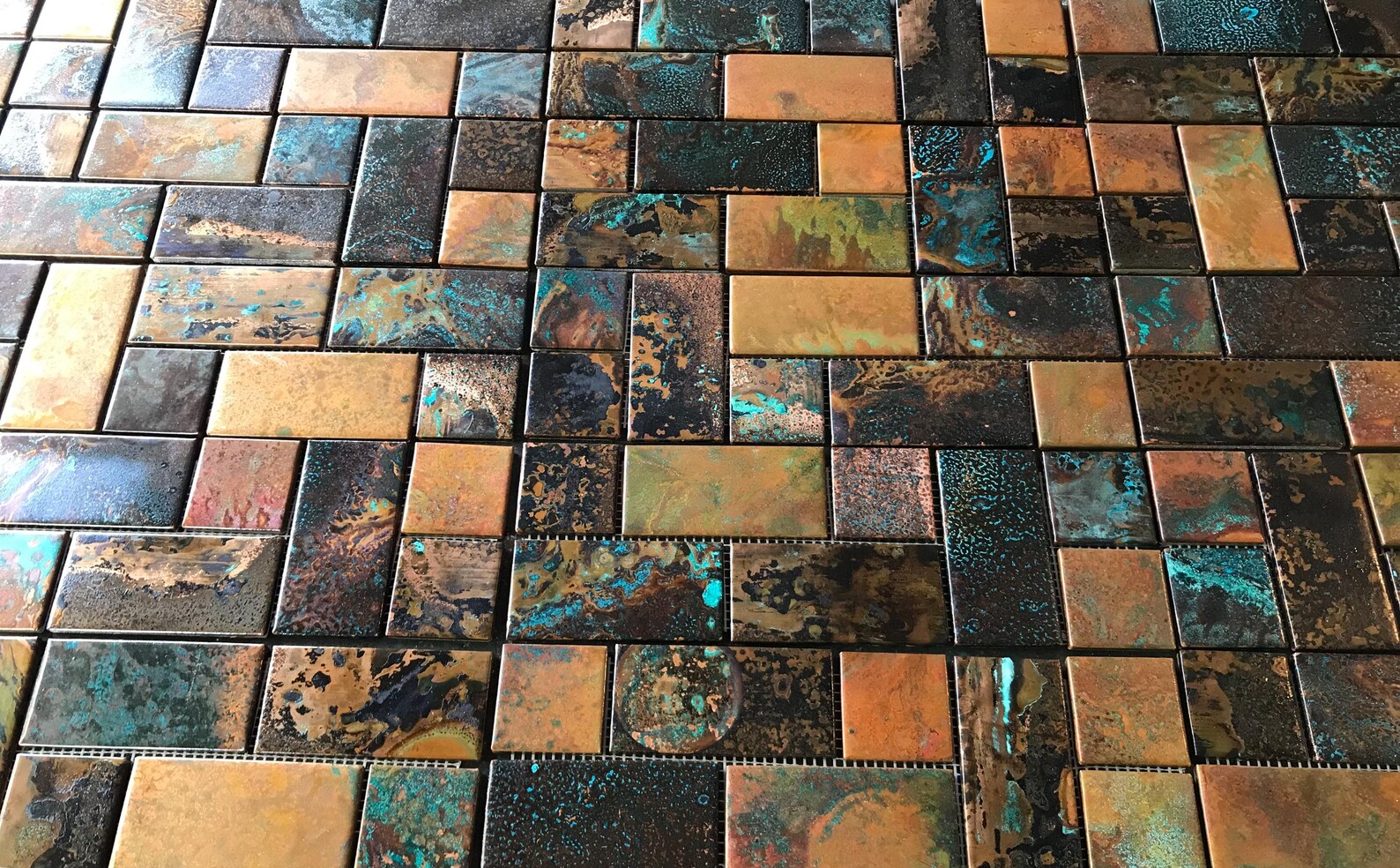 Genuine Copper Tile Border 4”x12” Architectural Salvage Vibe for ...