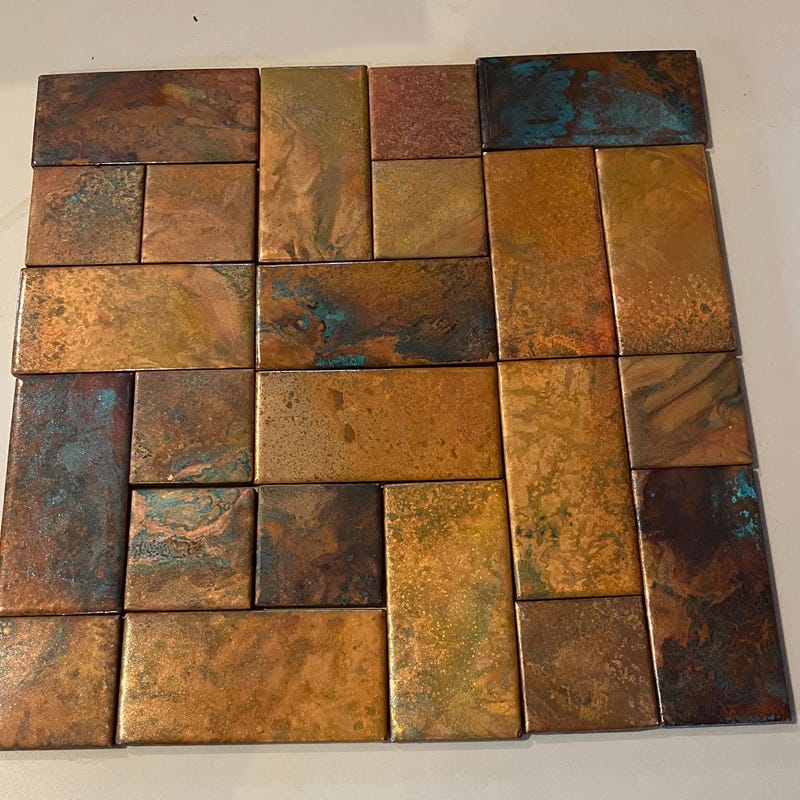Raku Tiles - Etsy