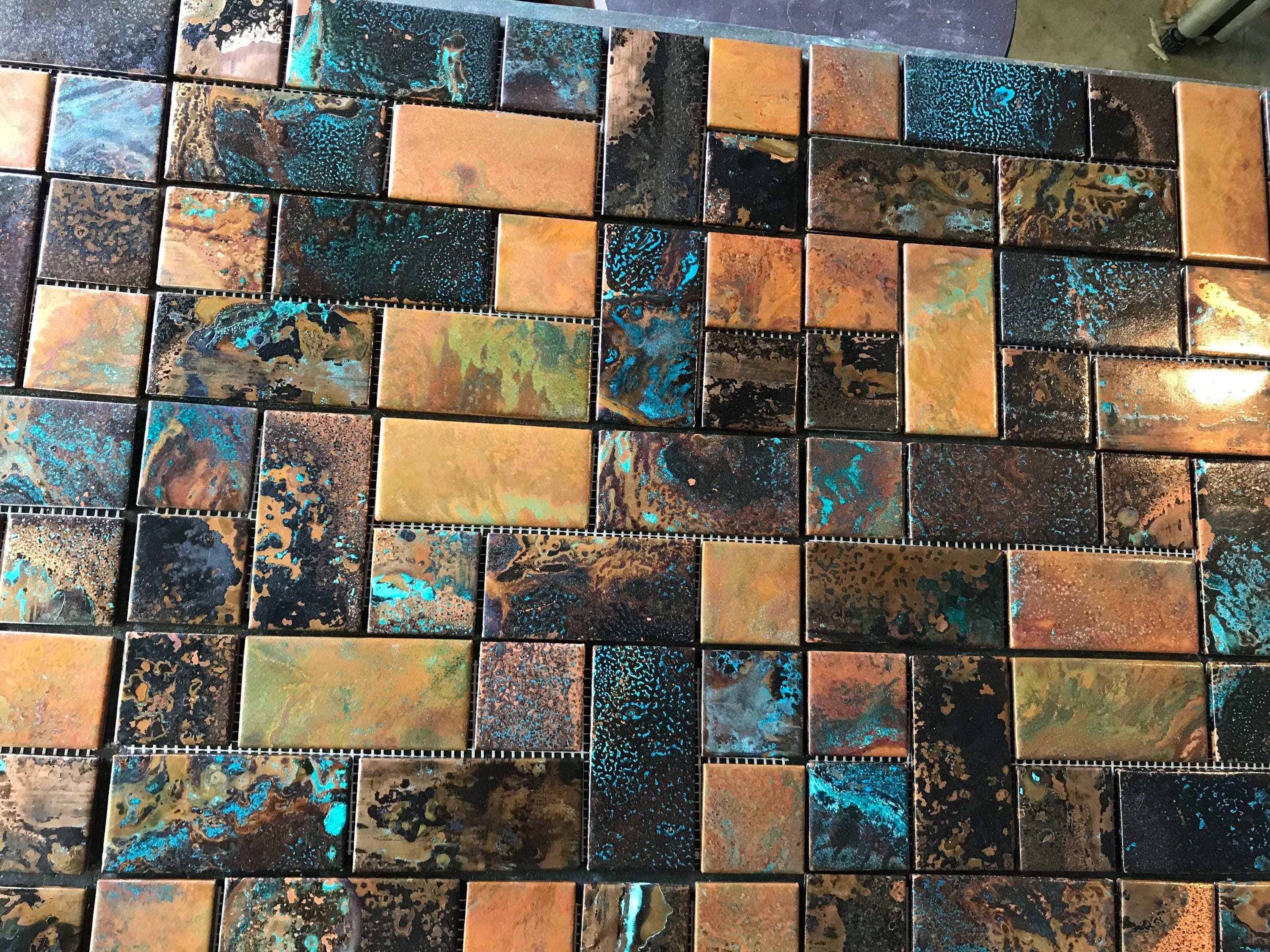Genuine Copper Tile Border 4”x12” Architectural Salvage Vibe for ...