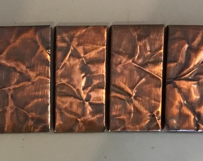 Set of Copper Tiles for Kitchen Backsplash or Shower ~textured~ Not ...