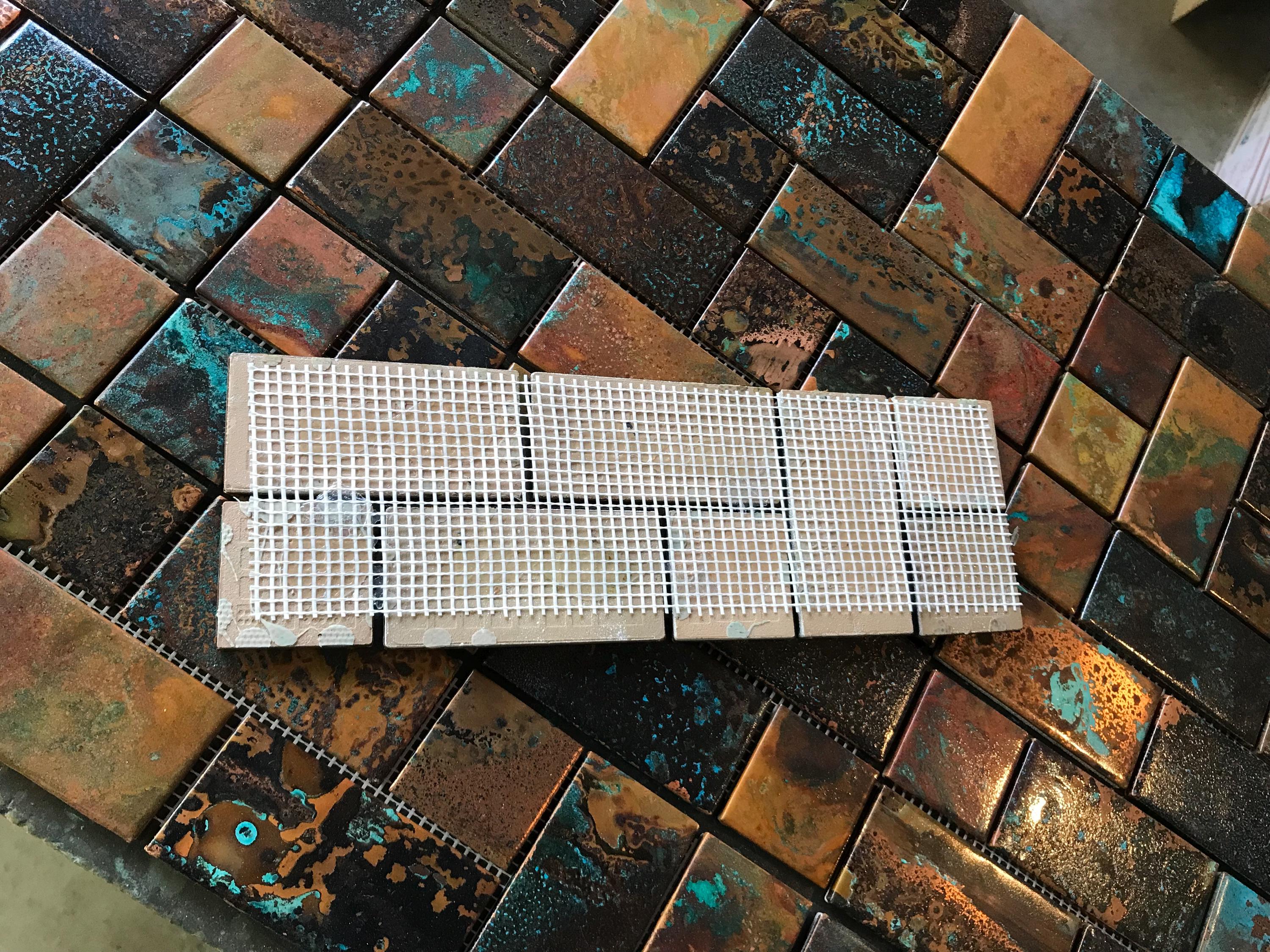Genuine Copper Tile Border 4”x12” Architectural Salvage Vibe for ...