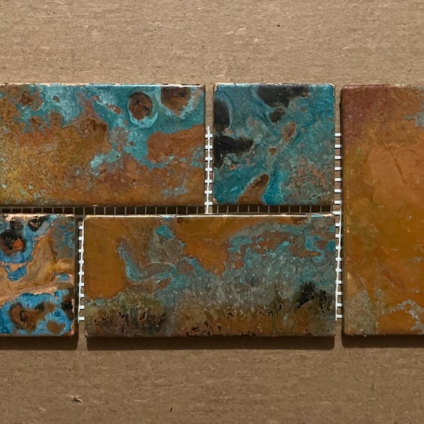 Copper Tiles - Etsy