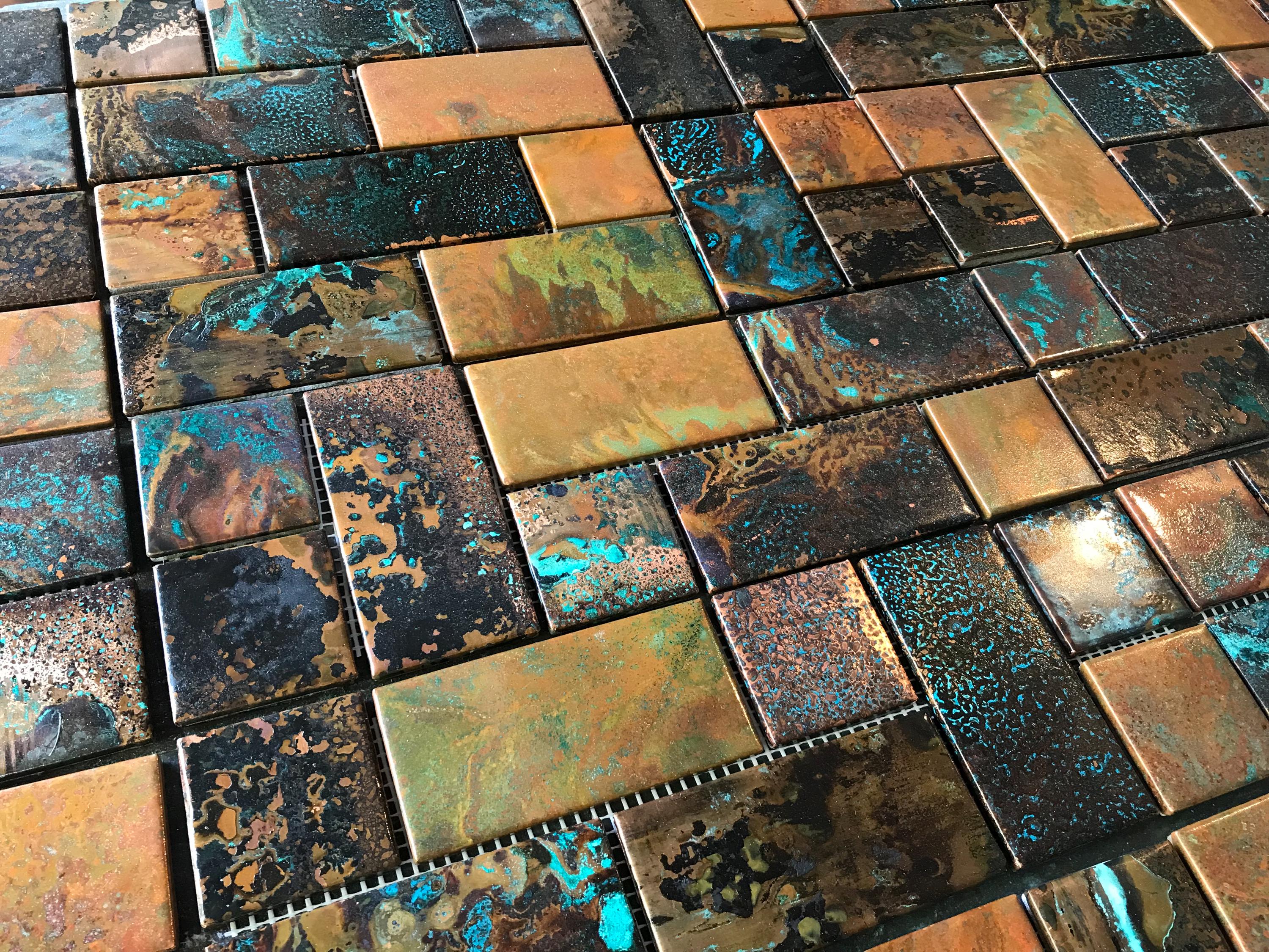 Genuine Copper Tile Border 4”x12” Architectural Salvage Vibe for ...