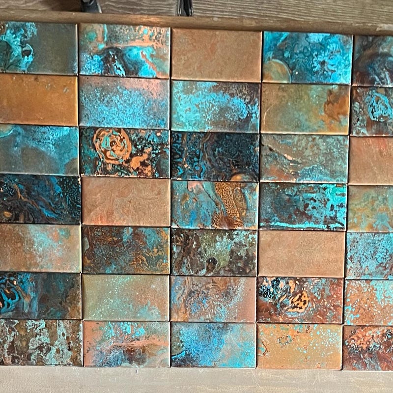 Copper Tiles - Etsy