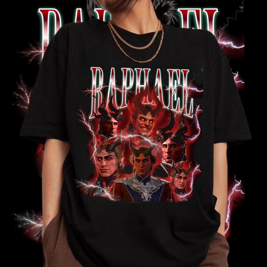Raphael Baldur's Gate 3 T-shirt Dungeons & Dragons Video Game Merch - Etsy