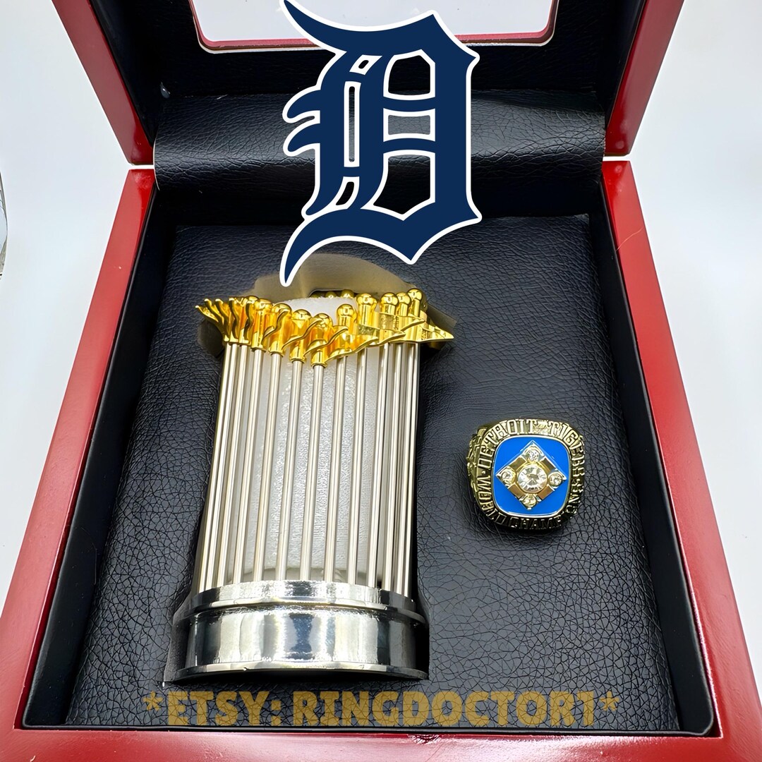 Detroit Tigers MLB 1984 World Series Championship Ring Mini World ...