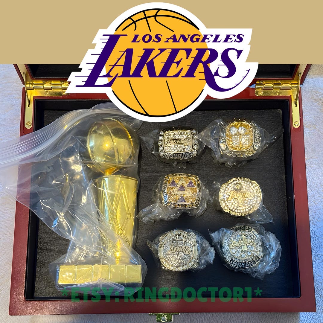 Los Angeles Lakers Kobe Bryant Black Mamba NBA Finals Larry Obrien ...