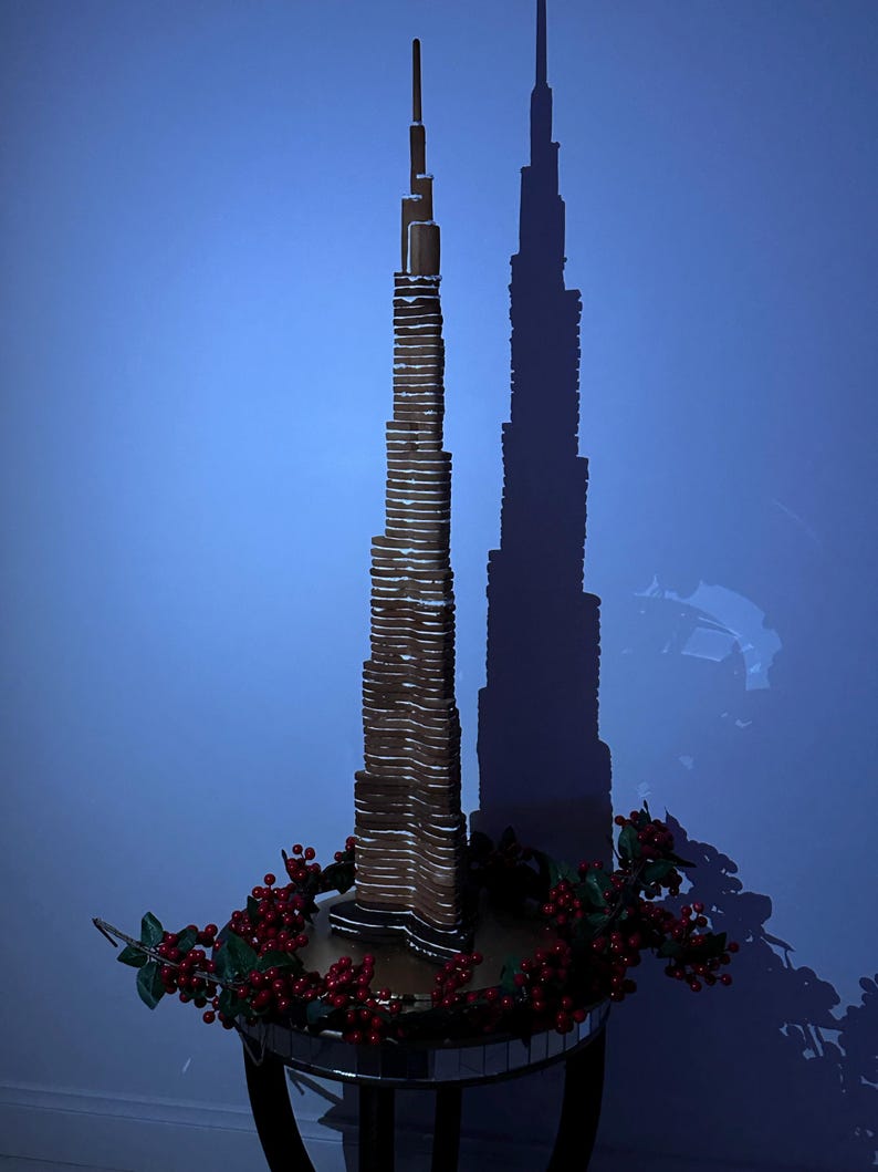 Burj Khalifa Gingerbread House Kit - Build the Ultimate Gingerbread ...