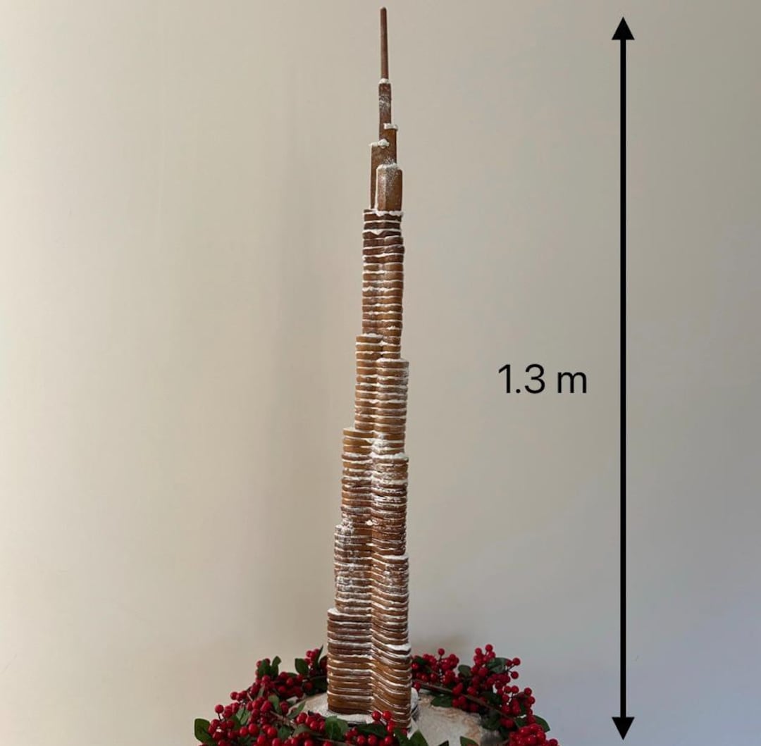 Burj Khalifa Gingerbread House Kit - Build the Ultimate Gingerbread ...