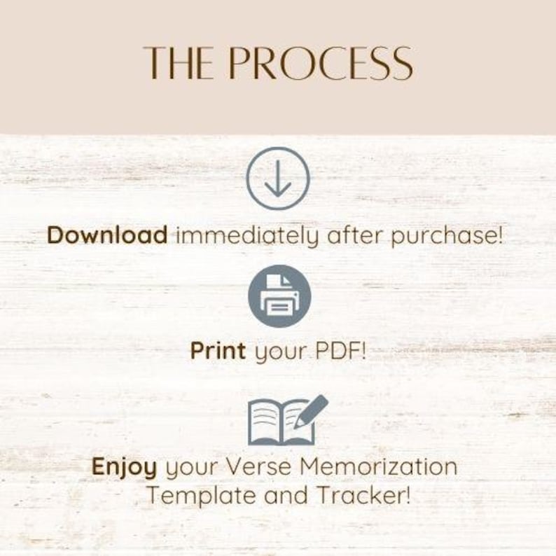 Bible Verse Memorization Template, Scripture Memory Tool, Memory Verse ...