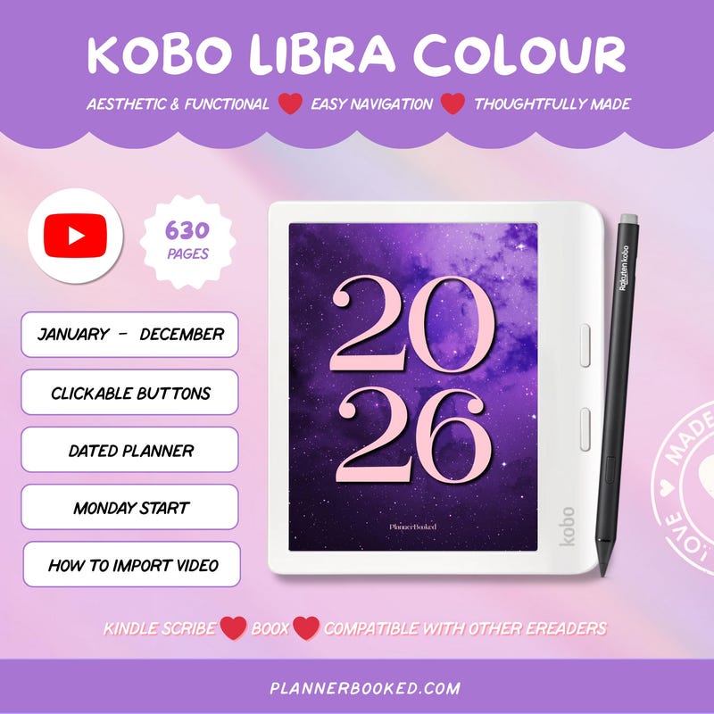 Kobo Libra Color Reading - Etsy