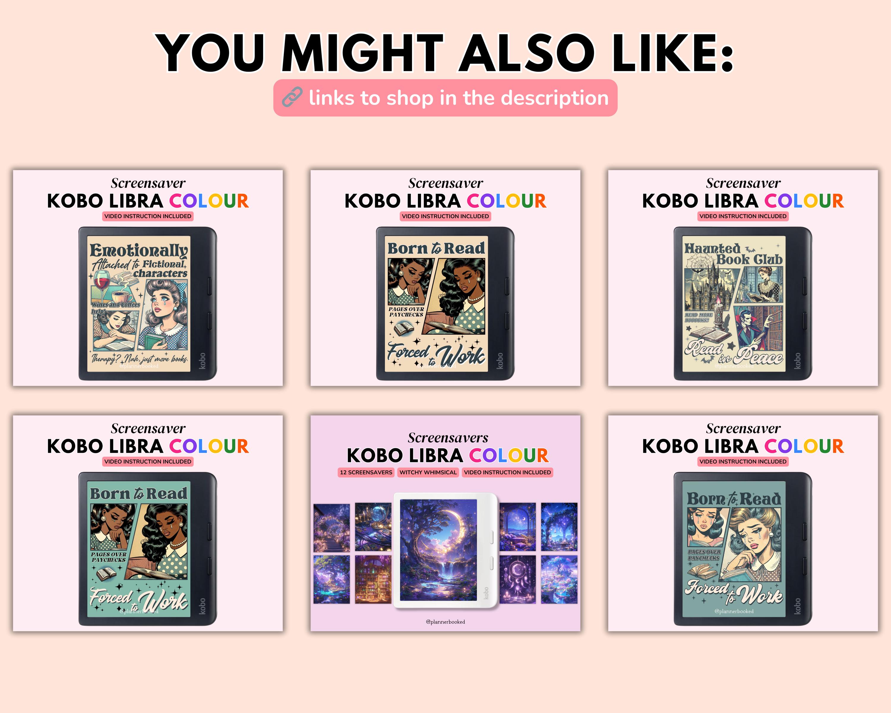 Kobo Libra Colour Wallpaper, Kobo Screensaver, Digital Download ...