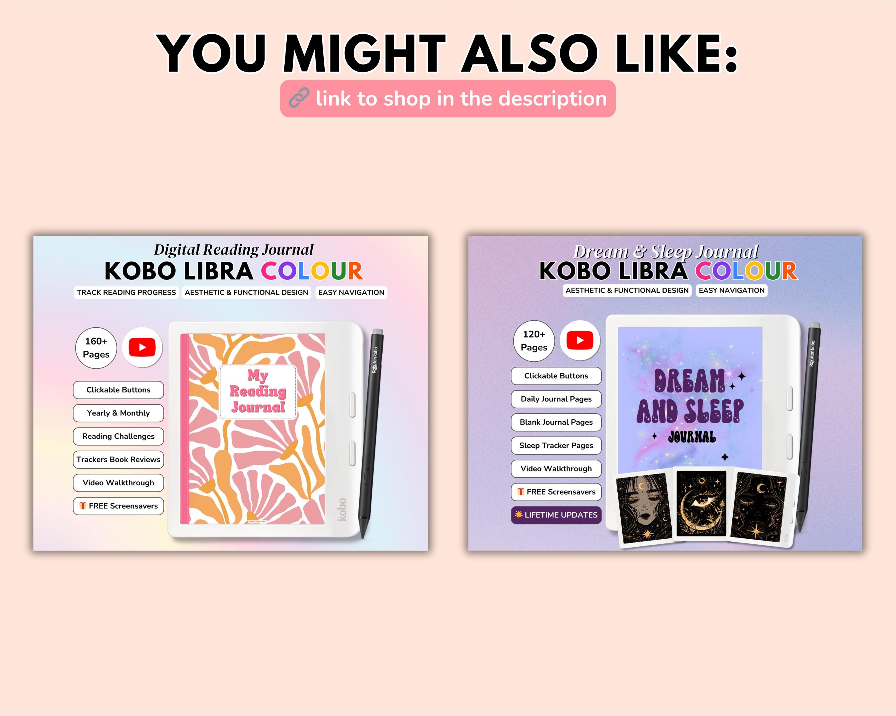 Kobo Libra Colour Digital Planner PDF, Remarkable Paper Pro, Kobo Sage ...