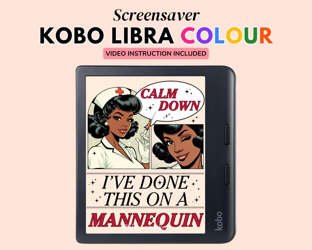 Kobo Libra Colour Screensaver, Digital Download Lock Screen, Kobo Clara ...