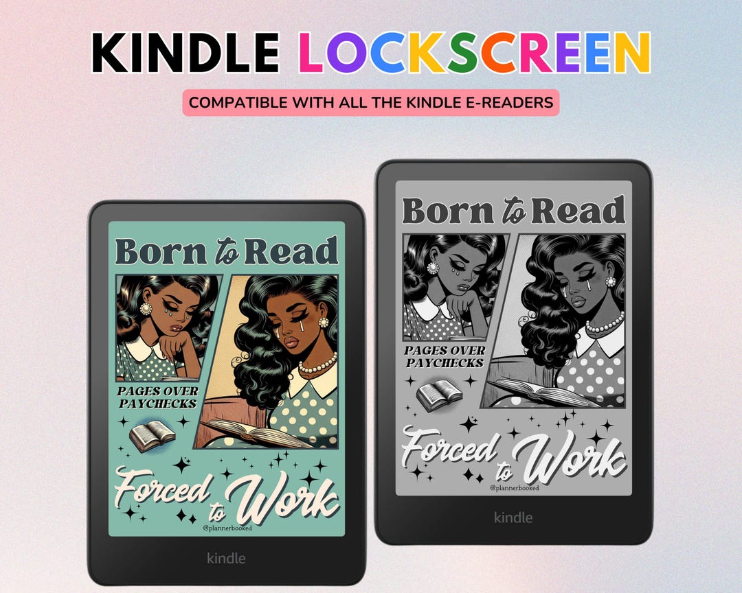 Kindle Colorsoft Lock Screen, Kindle Lock Screen, Kindle Paperwhite ...