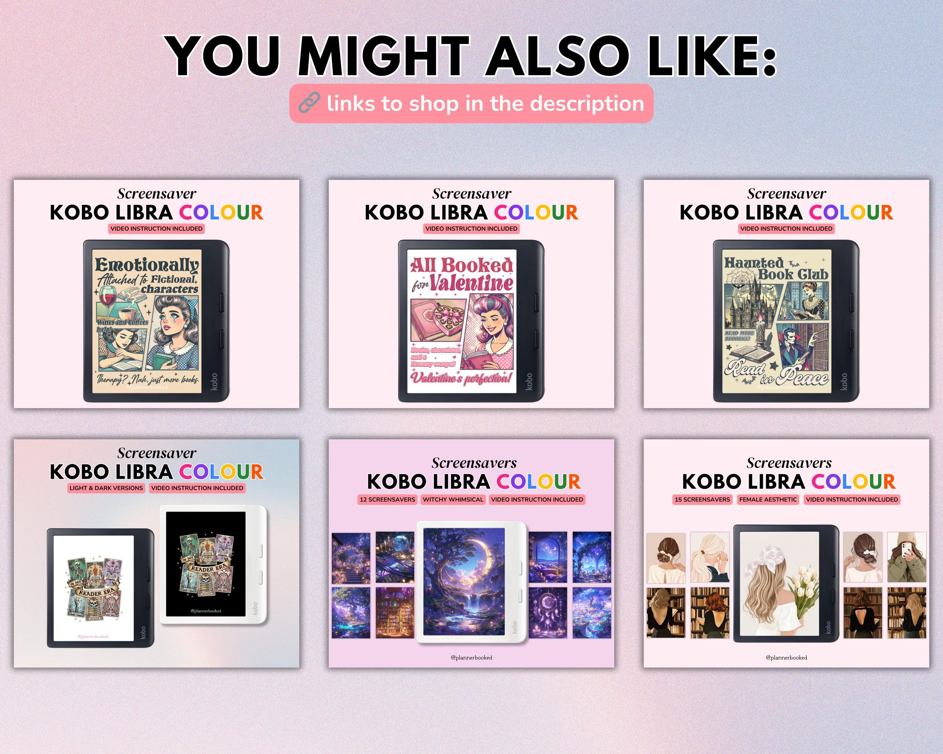 Kobo Libra Colour, Kobo Lock Screen, Kobo Screensaver, Kobo Clara ...