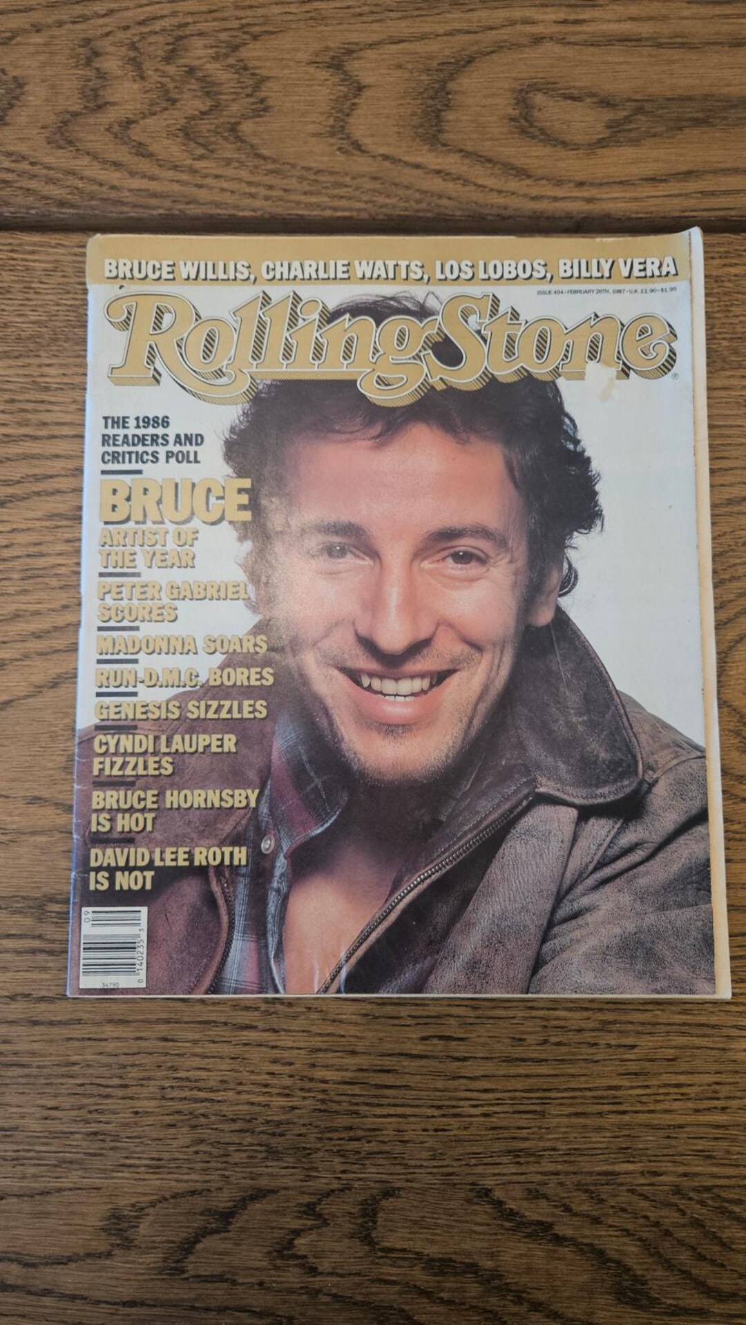 Rolling Stone Magazine – February 26th, 1987 Issue (bruce Springsteen ...