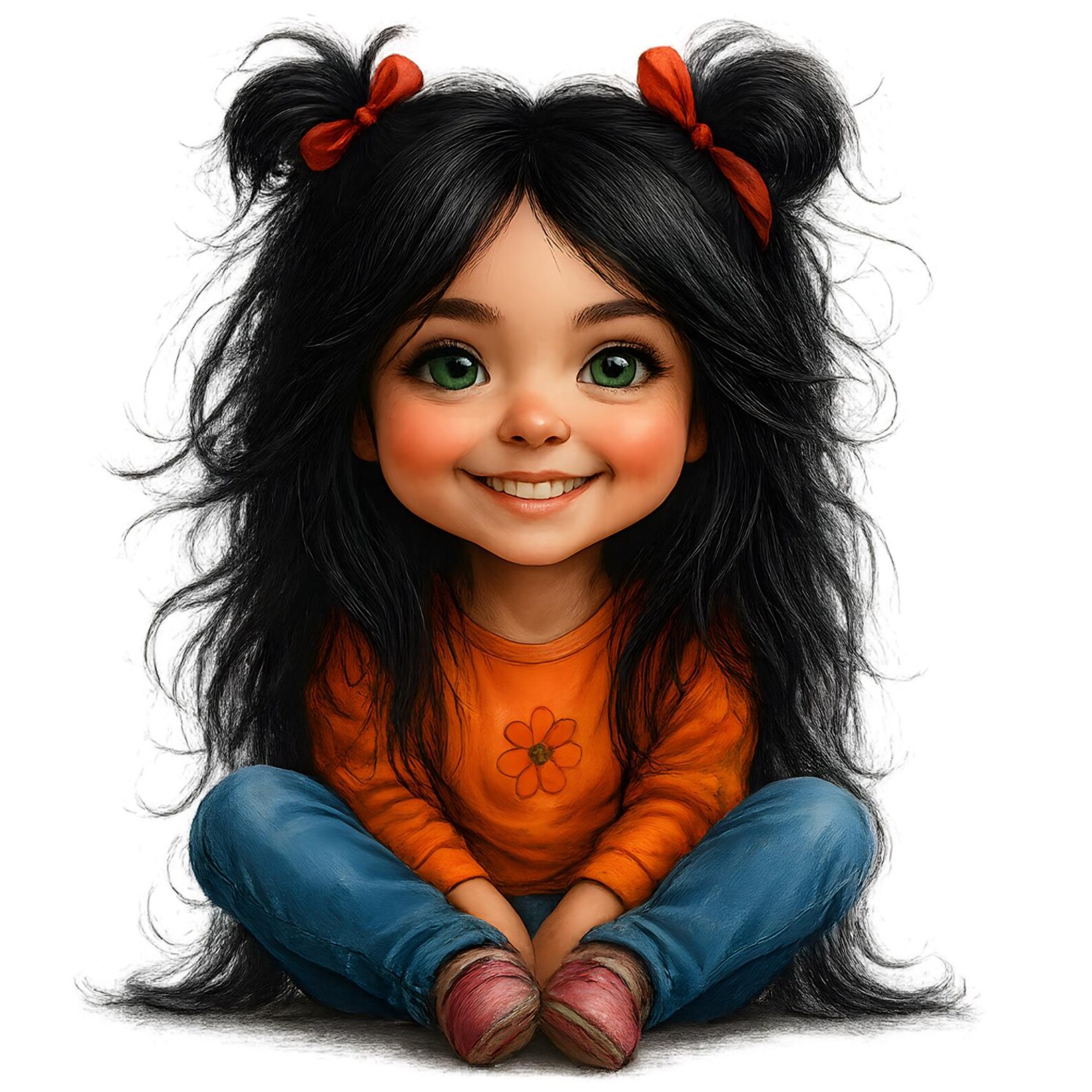 14 Cute Girl Clipart PNG With Transparent Background | 4096x4096 Px ...