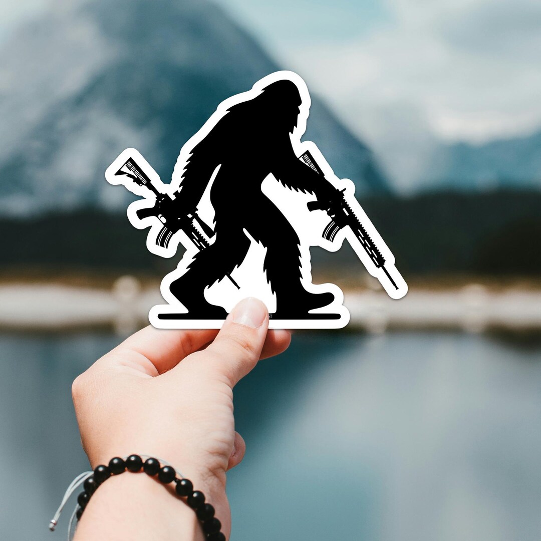 AR Squatch Sticker, Vinyl Sticker, Squatch Vinyl Sticker, Funny ...