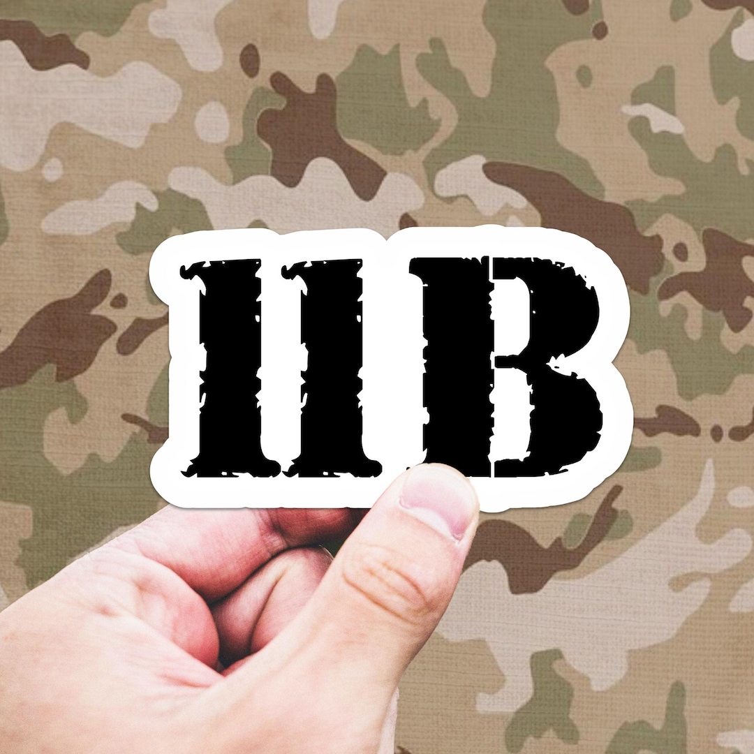 11B Sticker, 11 Bravo Sticker, Infantryman Sticker, Army MOS Sticker ...