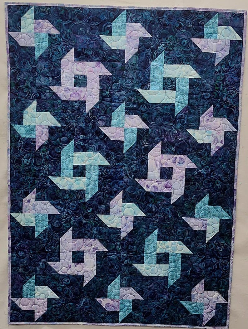 Spinning Blocks Quilt - Etsy