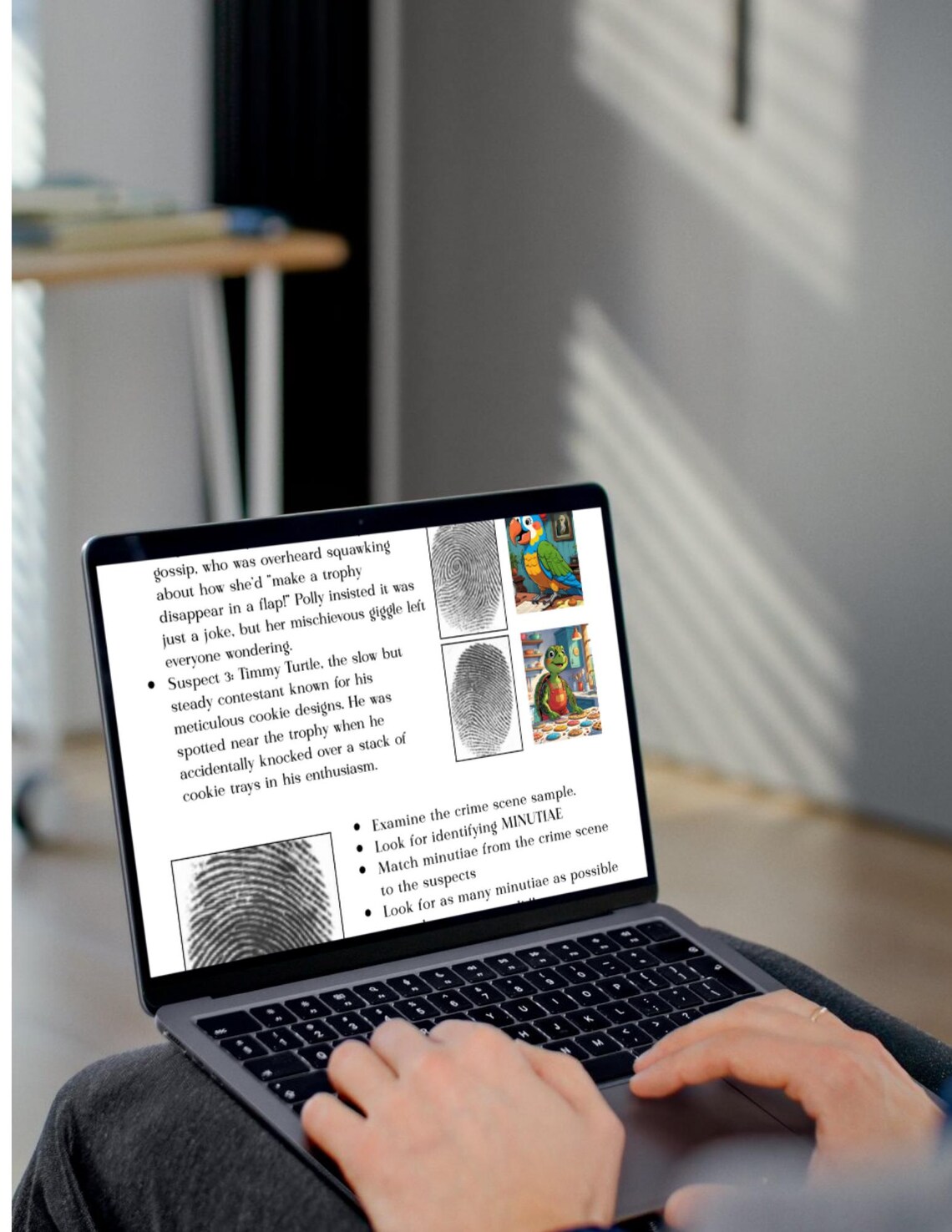 Forensic Fingerprint Science Booklet – STEM Crime Scene Activity for ...