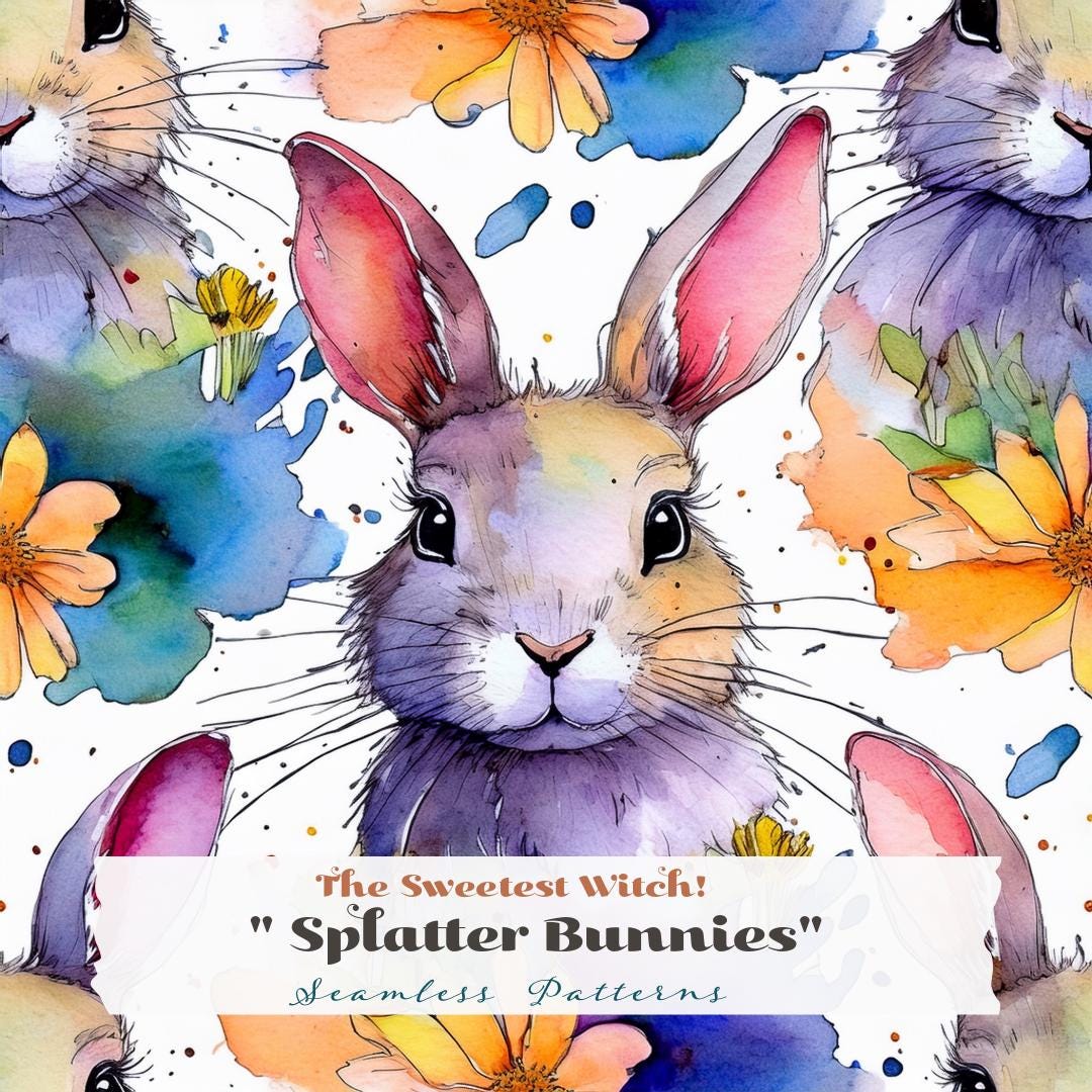 Seamless Easter Day Bunnies Pattern, Repeating Pattern, Easter Pattern ...