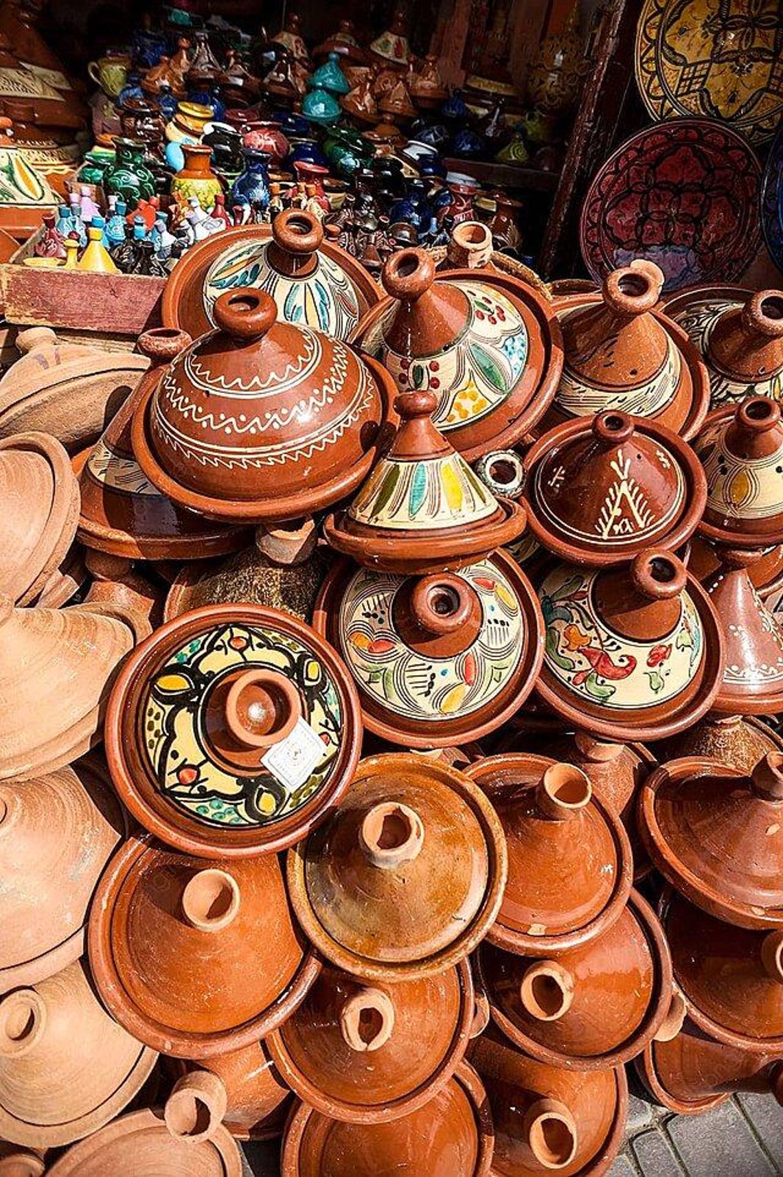 Moroccan Tagine Pot | Handmade Clay Cooking Tagine | Traditional ...