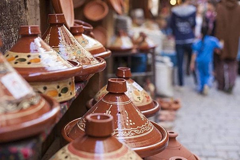 Moroccan Tagine Pot | Handmade Clay Cooking Tagine | Traditional ...