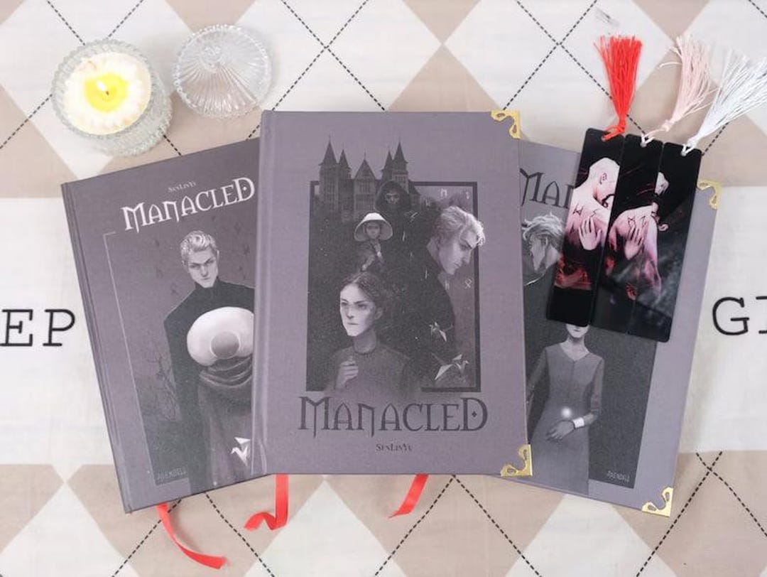 Manacled Book . Hardcover Bookbinding. Full Series.3-volume Hardcover ...
