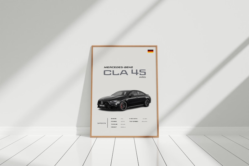 Mercedes-benz CLA 45 AMG Poster – German Supercar Wall Art - Etsy