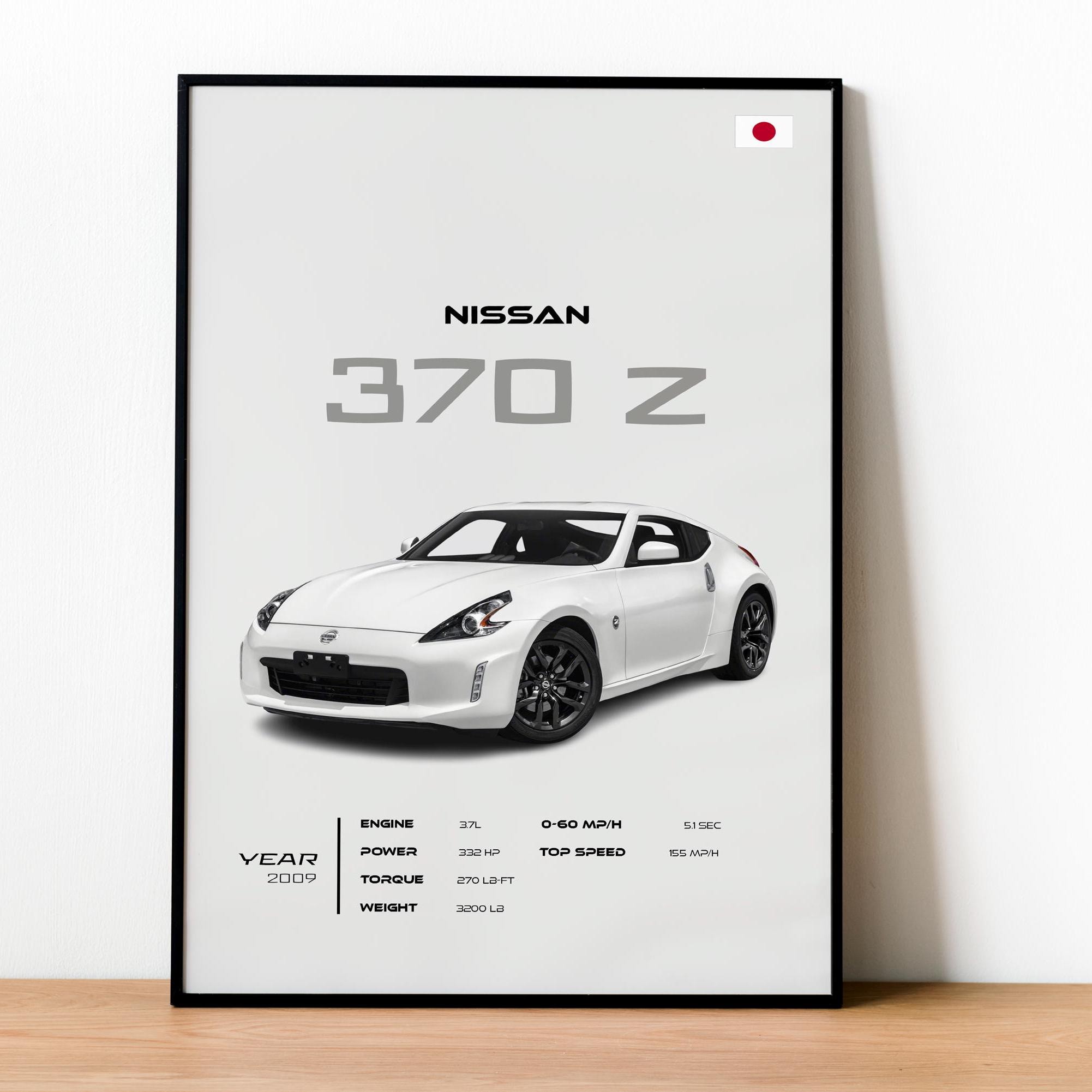 Nissan 370Z Poster: Japanese Sports Car Wall Art - Etsy