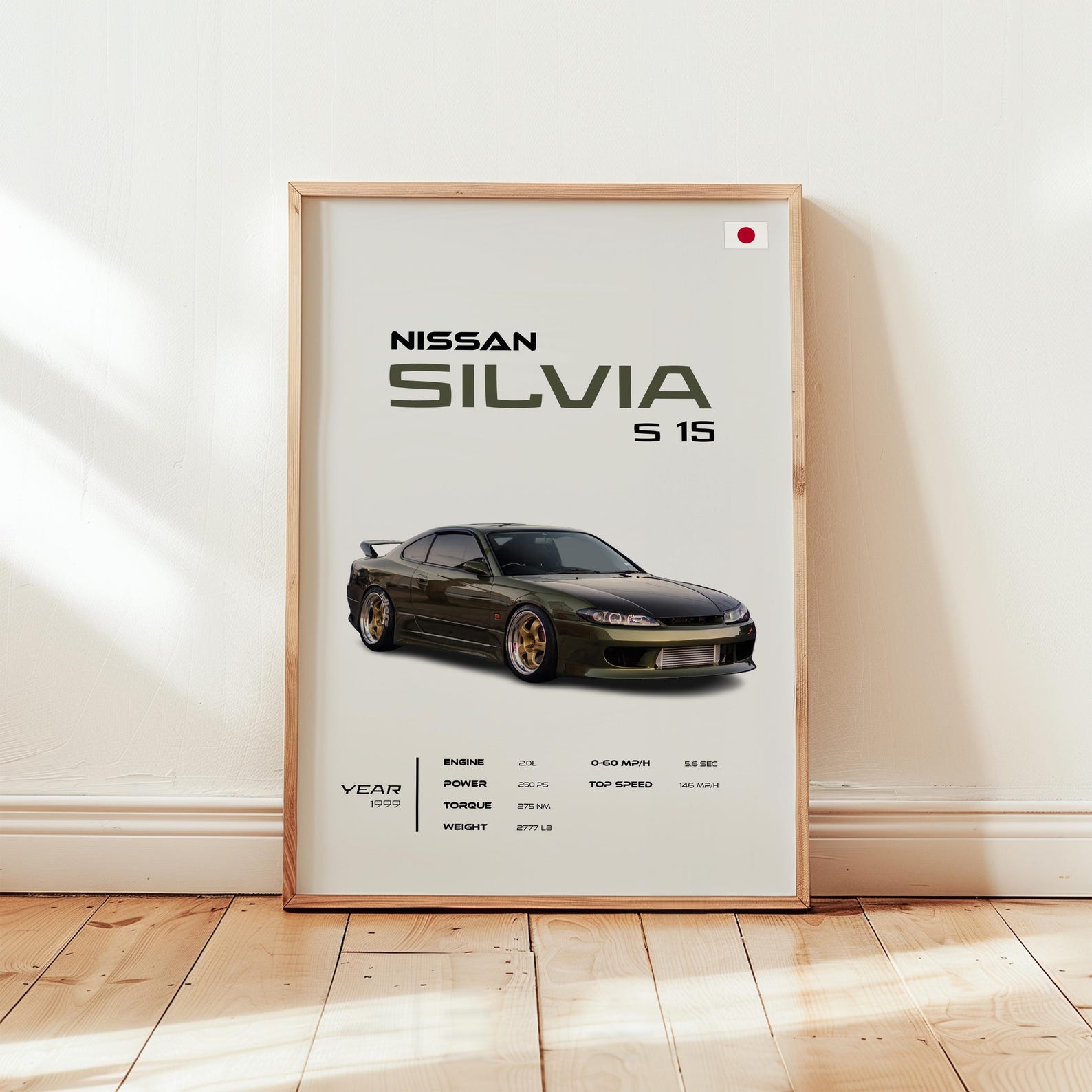 Nissan Silvia S15 Poster, JDM Car Wall Art - Etsy