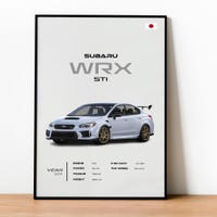 Subaru WRX Poster - Etsy