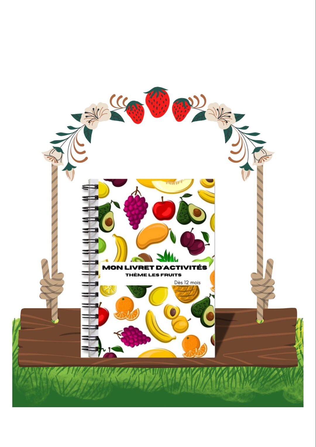 Children's Fruit Booklet - Learn Fruits and Their Names - Montessori ...