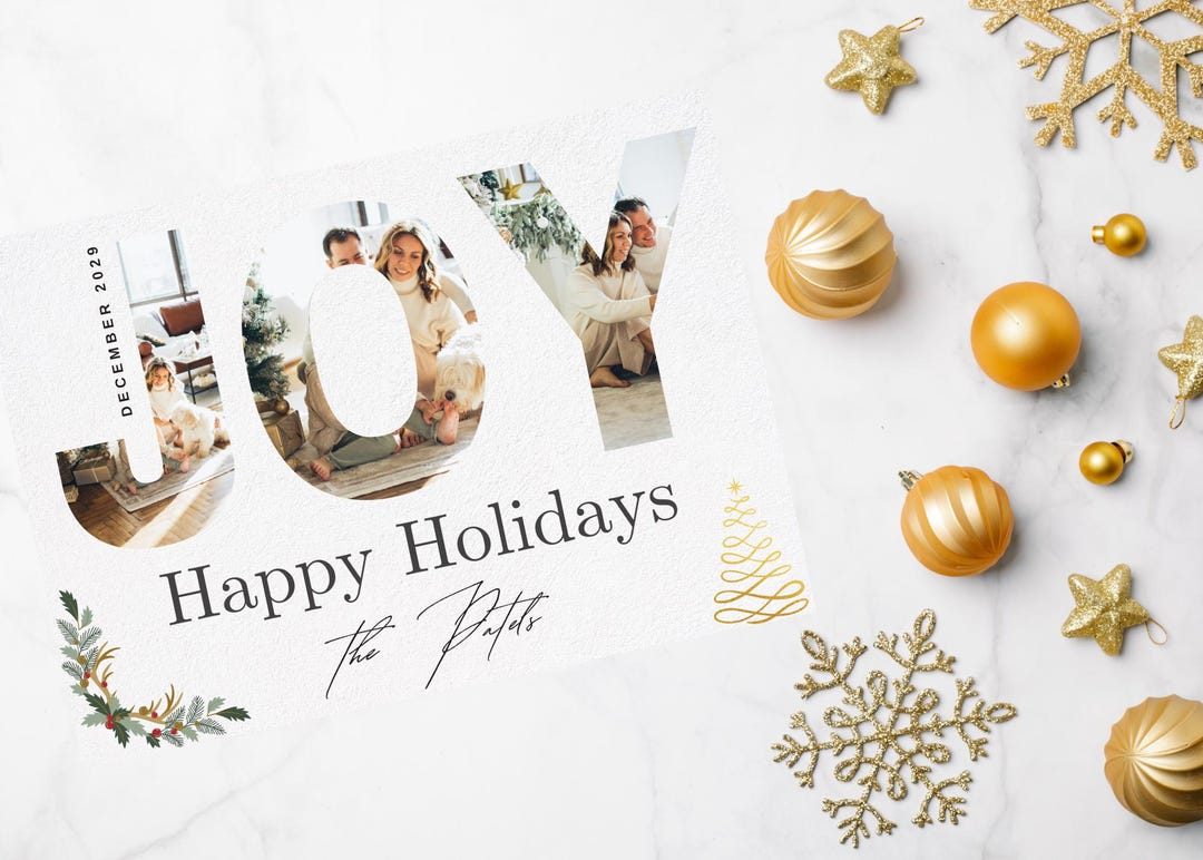 Editable Holiday Cards | Instant Downloads | Digital Prints - Etsy