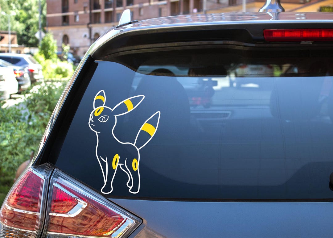 Umbreon Vinyl Decal Sticker - Etsy