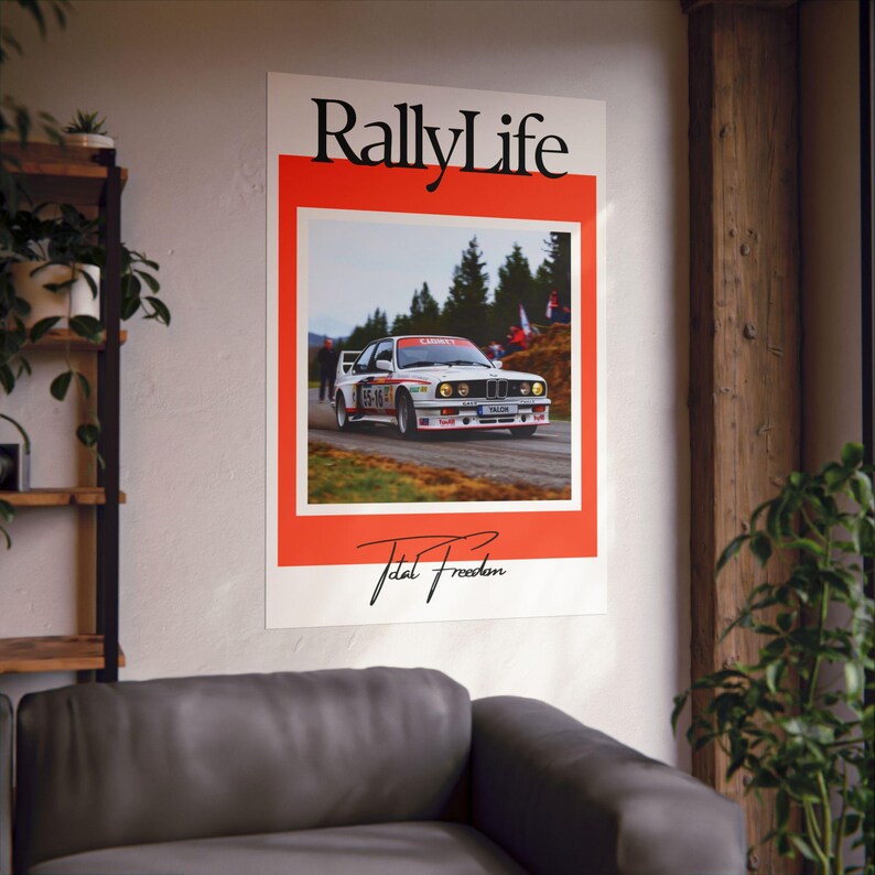 Rally Life Audi Poster Set | Rally Racing Decor, Color Car Collection ...