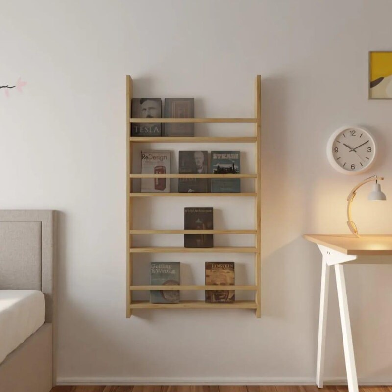 Wall Mount Bookshelf - Etsy