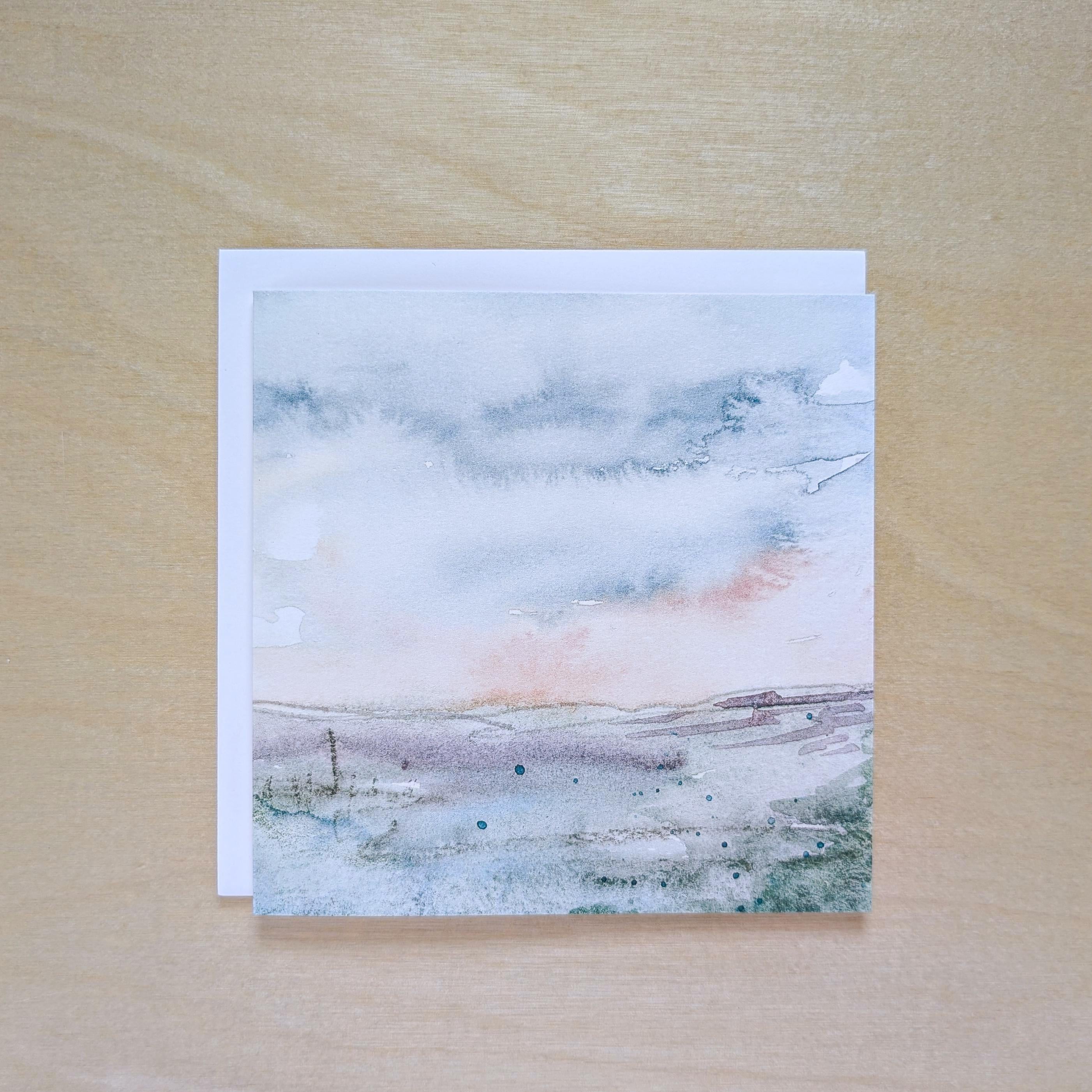 Watercolor Landscape Greeting Card Set: Blank Note Cards, Sympathy ...