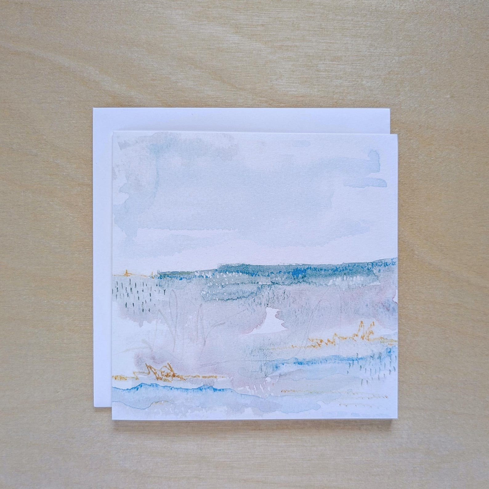 Watercolor Landscape Greeting Card Set: Blank Note Cards, Sympathy ...