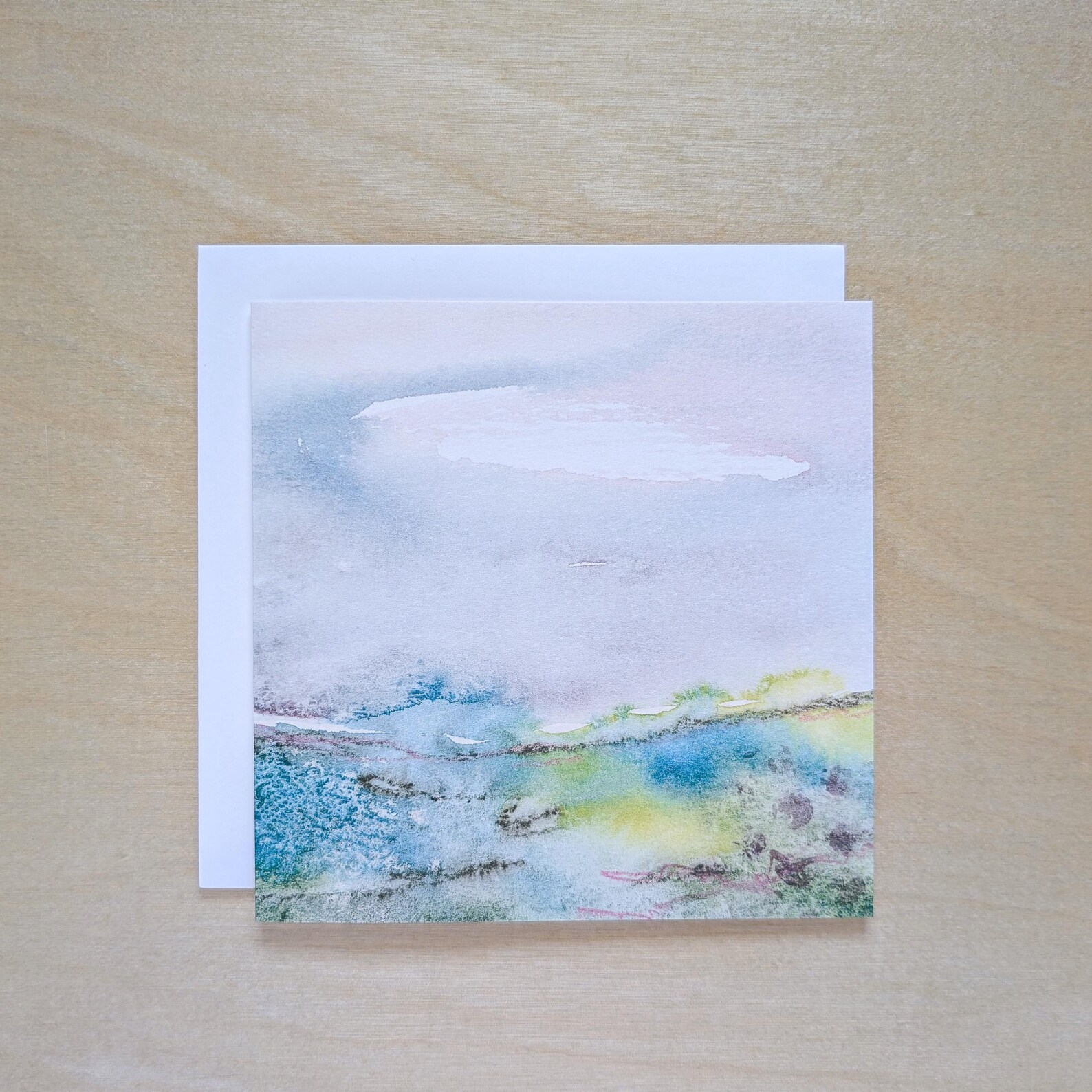 Watercolor Landscape Greeting Card Set: Blank Note Cards, Sympathy ...
