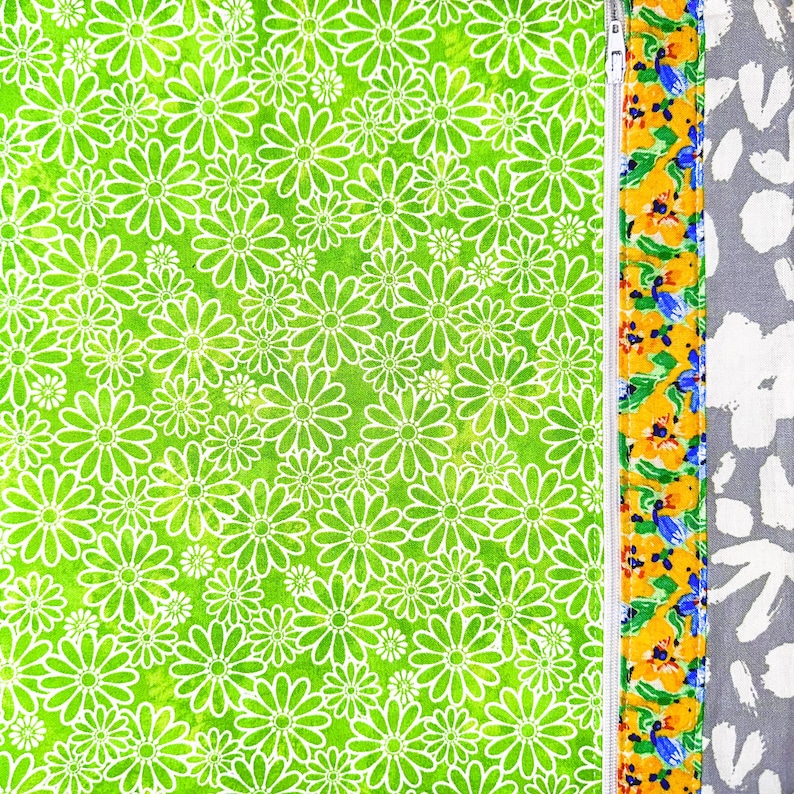 Handmade Cloth 3-ring Binder Cover: Zippered Pocket, Fits 1" Binder - Etsy