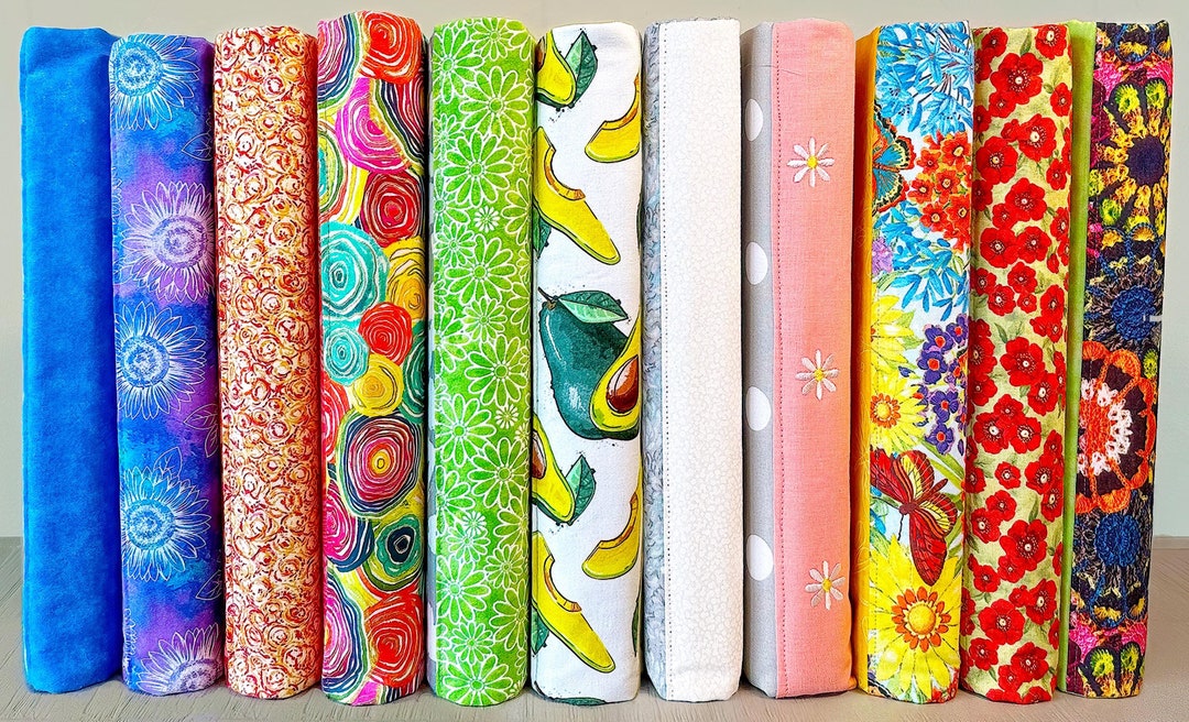 Handmade Cloth 3-ring Binder Cover: Zippered Pocket, Fits 1" Binder - Etsy