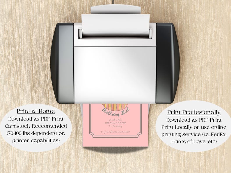 Personalized Caviar Birthday Invitation – Editable Hand-drawn Canva - Etsy