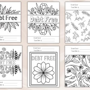 Debt Payoff Coloring Tracker: Printable Finance Planner (digital ...