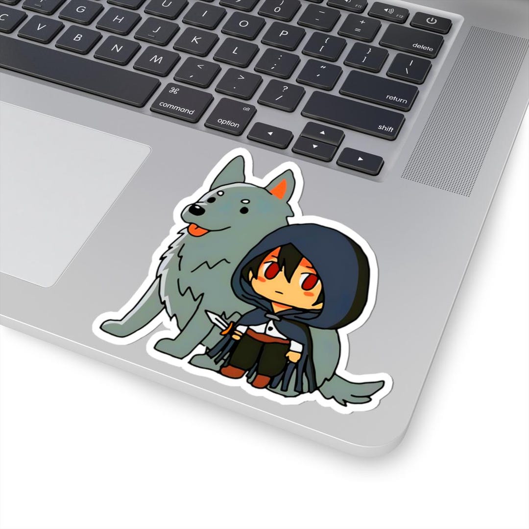 Mistborn Vin and Oreseur Kiss-cut Stickers - Brandon Sanderson Book ...