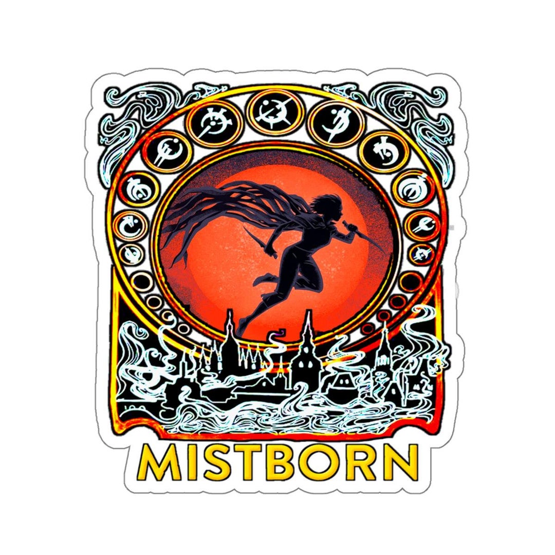 Mistborn Brandon Sanderson Kiss-cut Stickers, Fantasy Novel Reader ...