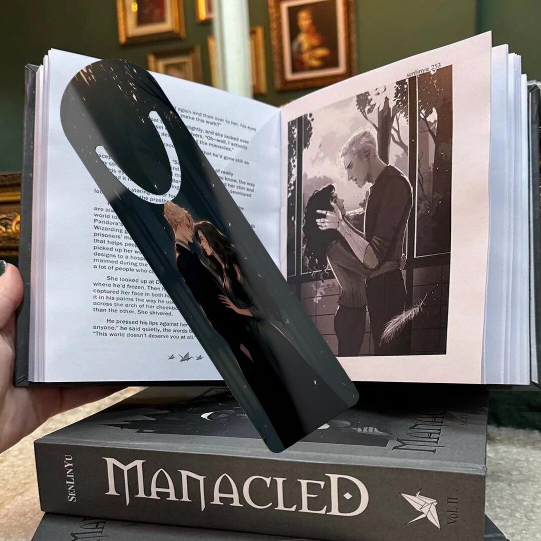 Manacled Aluminum Bookmark, Dramione Bookmark, Draco Fanfic, Manacled ...