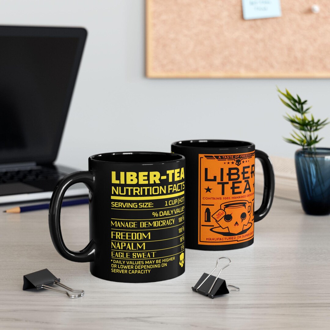 Mug, Helldivers 2 Hell Divers Liber-tea, Gamer Gift, Gaming Mug, Video ...